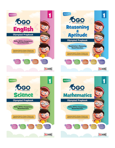 Buy Class 1 Olympiad Books (Math, English, Science & Reasoning) for ...